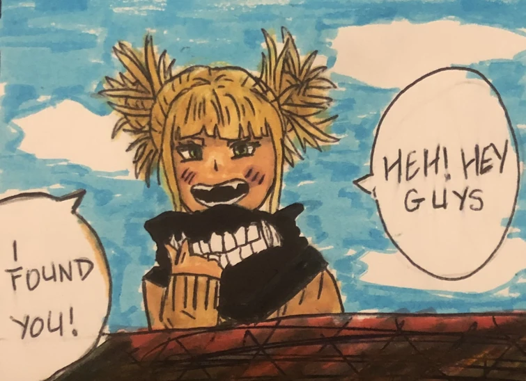 Toga art-like my first ever manga style drawing | Fandom