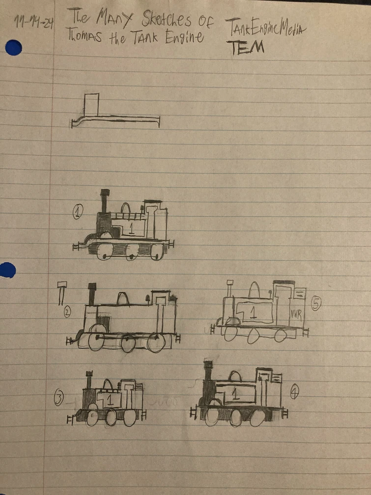 Here are my Thomas the Tank Engine sketches | Fandom