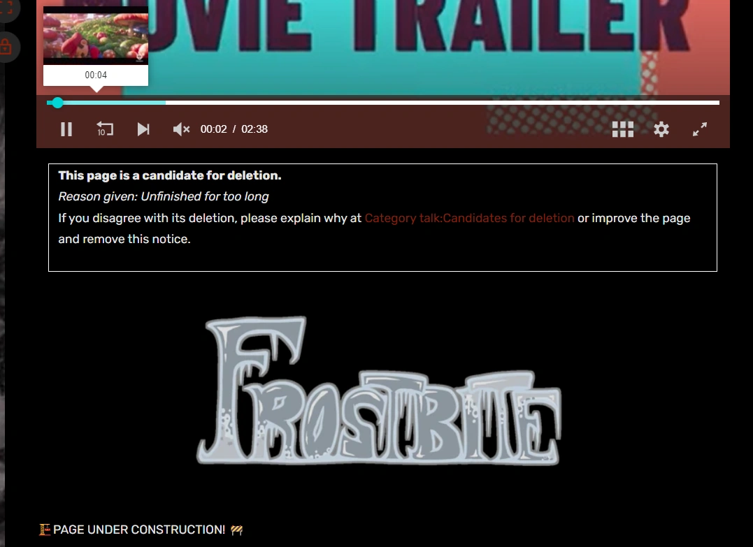 (Frostbite update) Well... off | Fandom