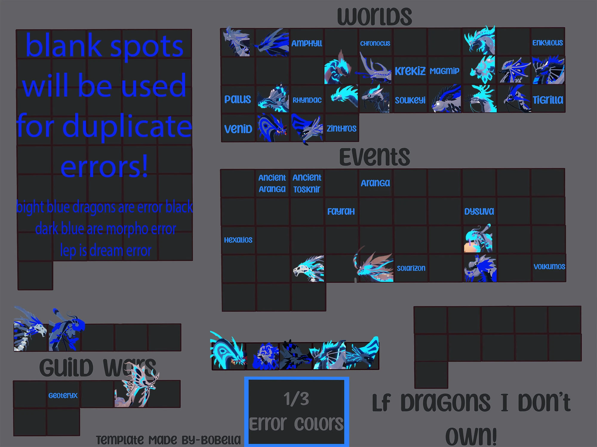 Buying 1/3 or 2/3 error color dragons! | Fandom