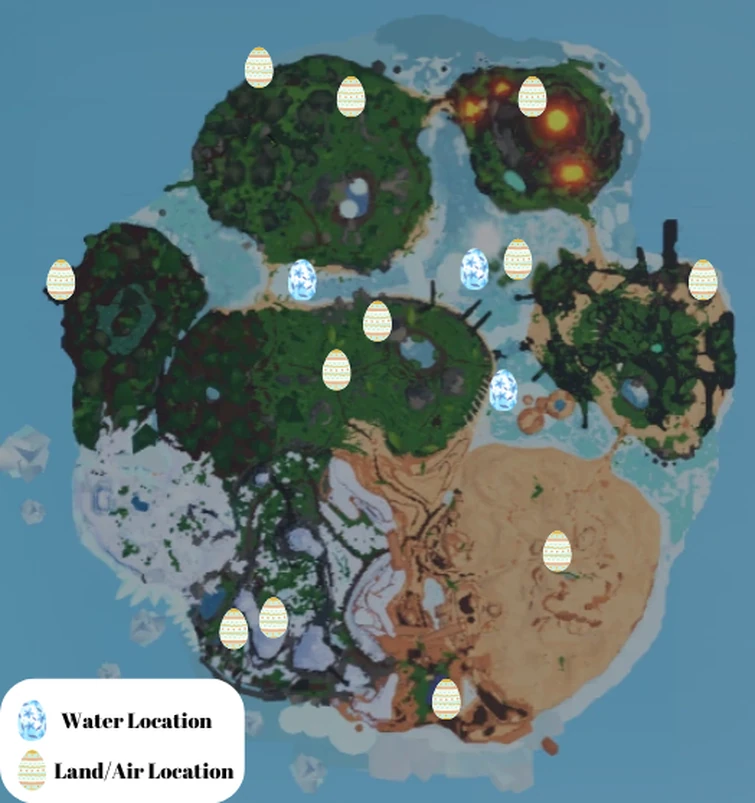 All 15 Egg Locations - Fanmade by Me | Fandom
