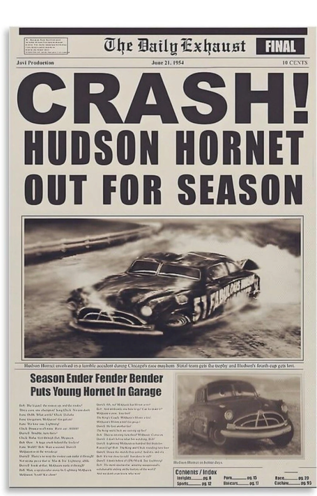 Doc Hudson's crash | Fandom