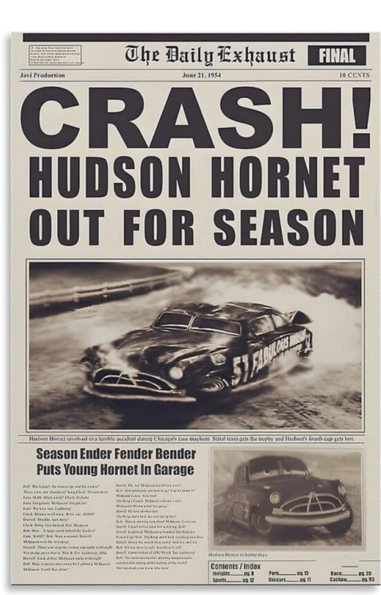Doc Hudson's crash | Fandom