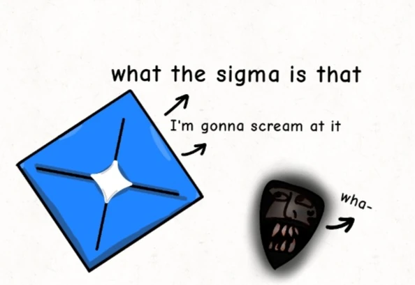 Ramiel (from Evangelion idk if I'm spelling it right) meets Ramiel ...