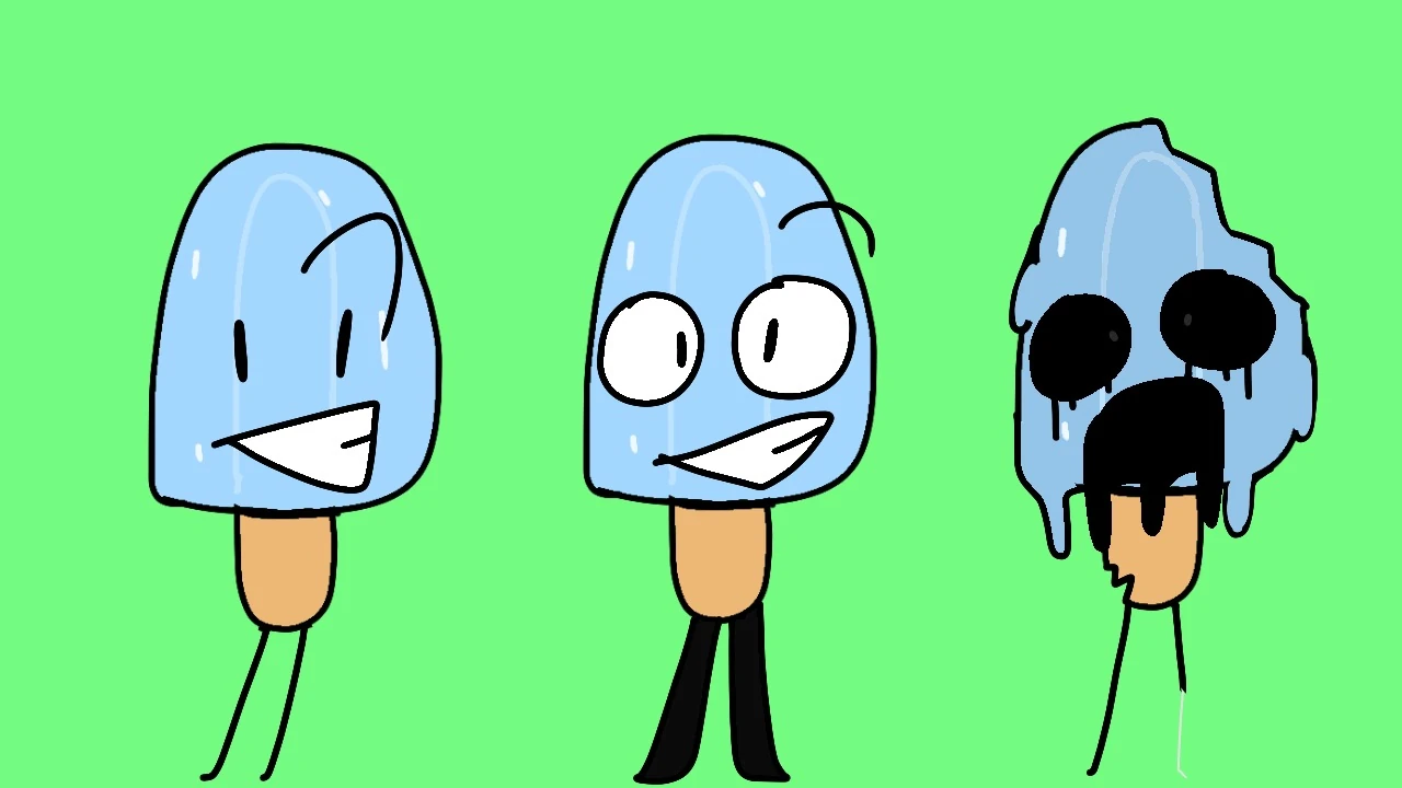 Tried to draw Popsicle in like three different styles | Fandom