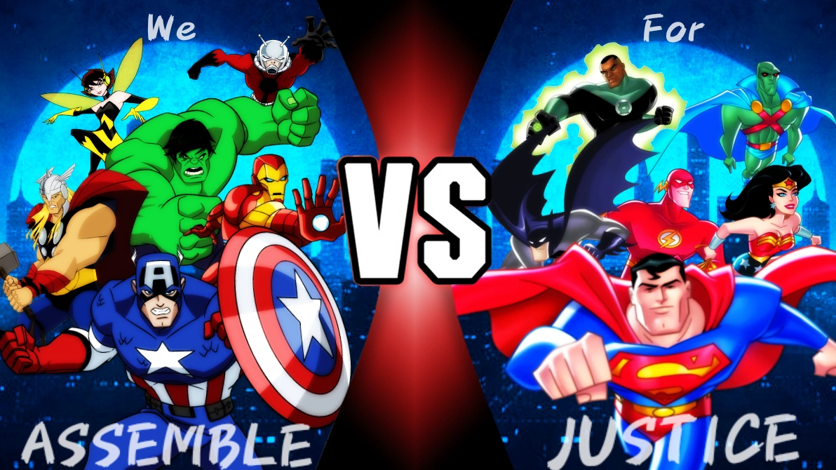 "We Assemble For Justice": (The Avengers vs Justice League) [Marvel vs ...