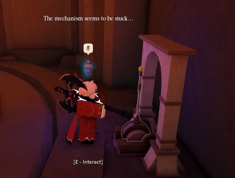 how do i unstick the mechanism at duke erisia manor | Fandom
