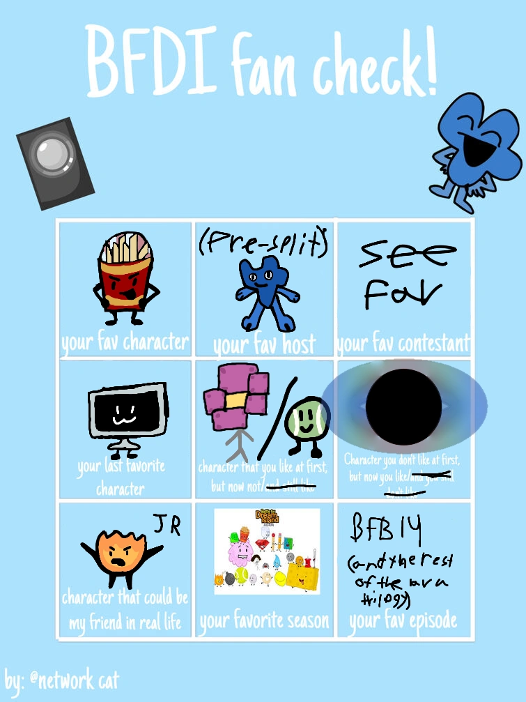Did that BFDI fan thing but I drew it! | Fandom