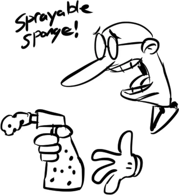 Sprayable sponge | Fandom