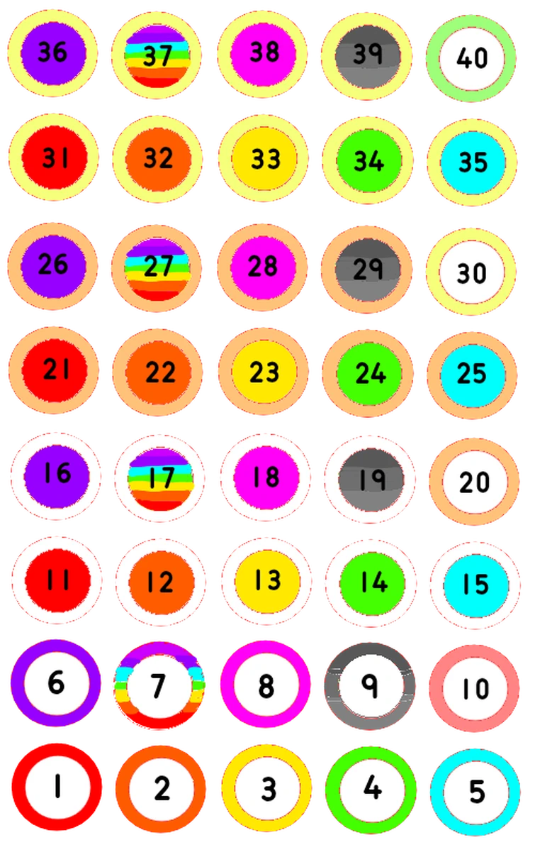 1 to 40 as Thirty's Juggling Balls | Fandom