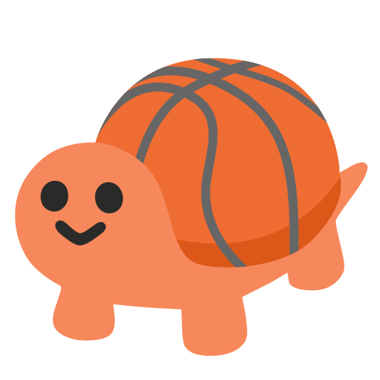 Basketball as a turtle because I like both turtles and Basketball (the ...