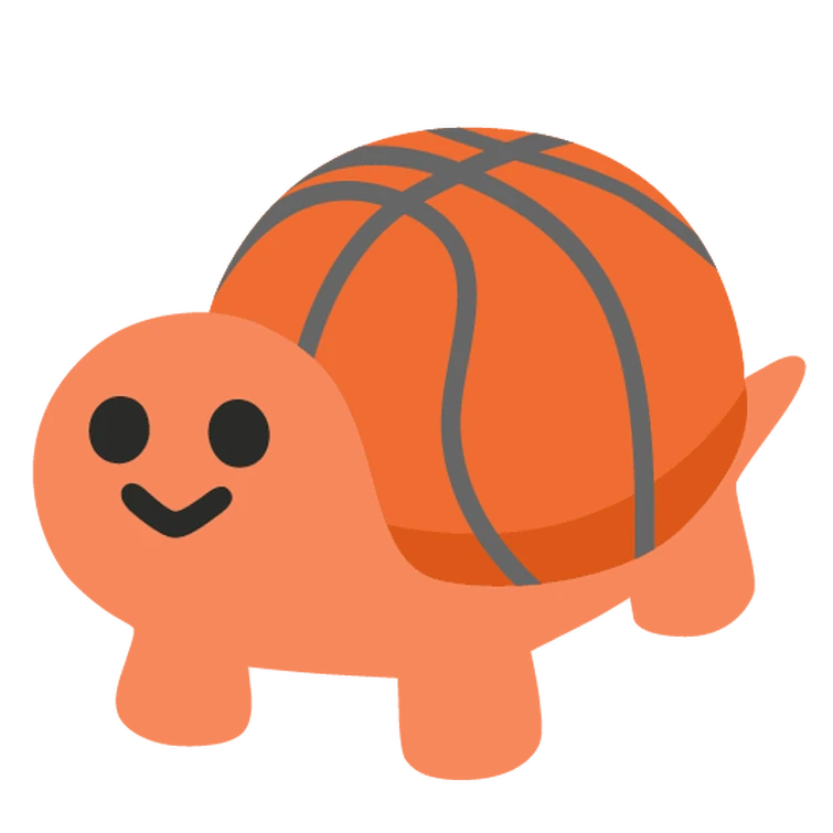 Basketball as a turtle because I like both turtles and Basketball (the ...