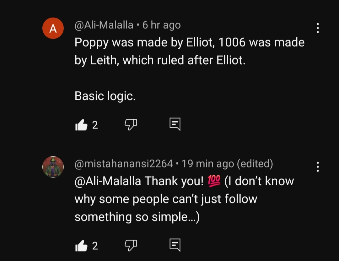 Guys, I don't think it's even possible for 1007 to be Poppy, as she was ...