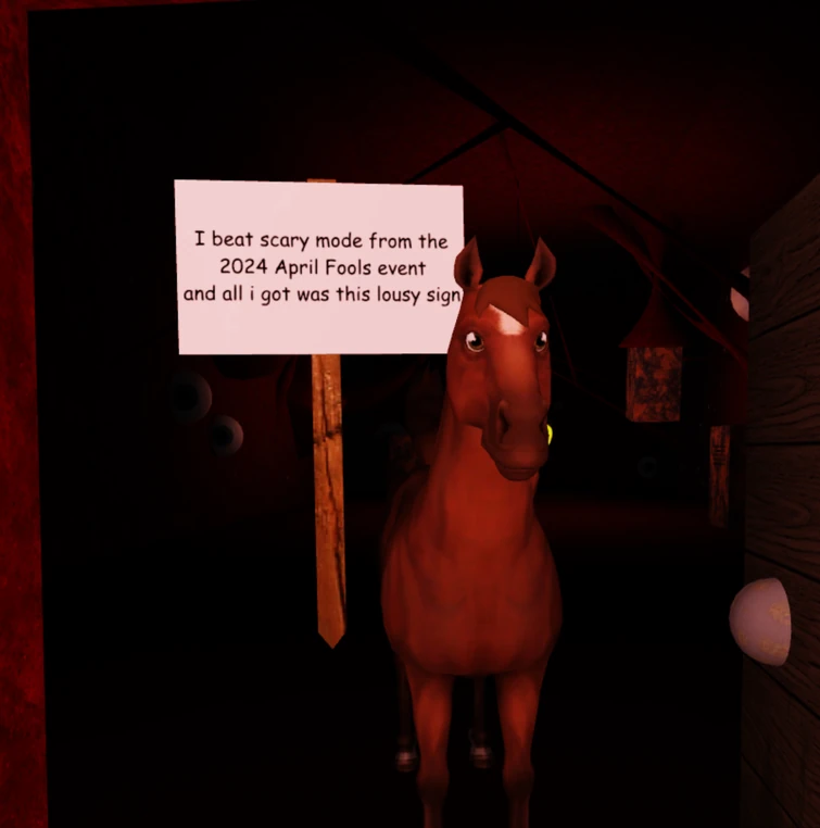 horse and the scary mode sign | Fandom