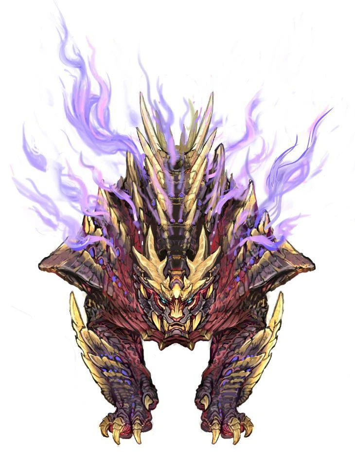 Magnamalo Concept Art - From Funny Grabby Cat to Pink Wizard Soul Fart ...