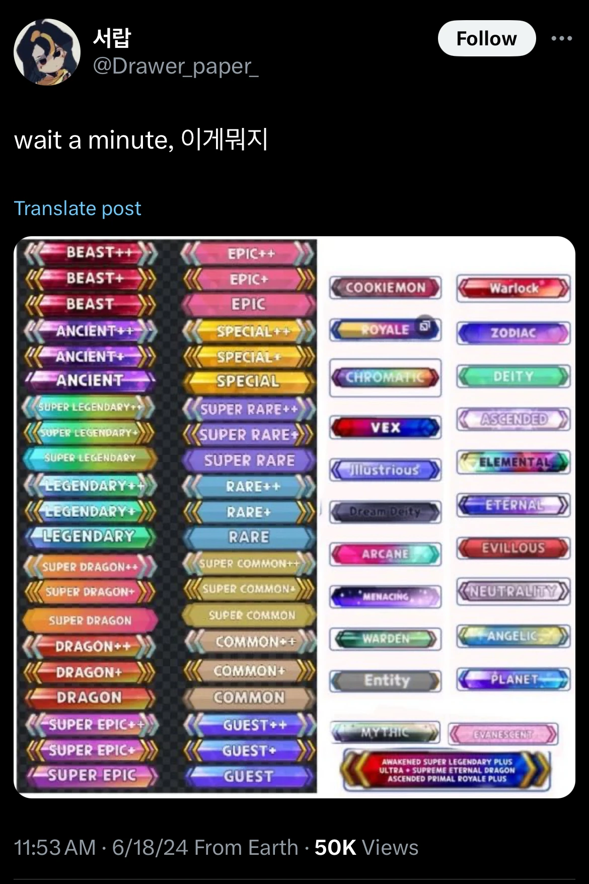 Some of the rarities on this wiki were taken off of this wiki(without ...