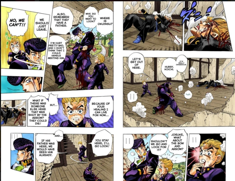 Koichi in this Panel really is starting to show how brave he's | Fandom