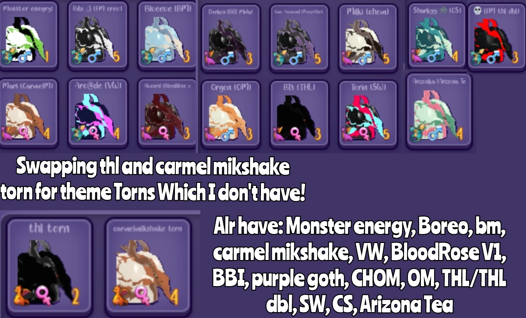 Swapping/Buying/co-hatch | Fandom