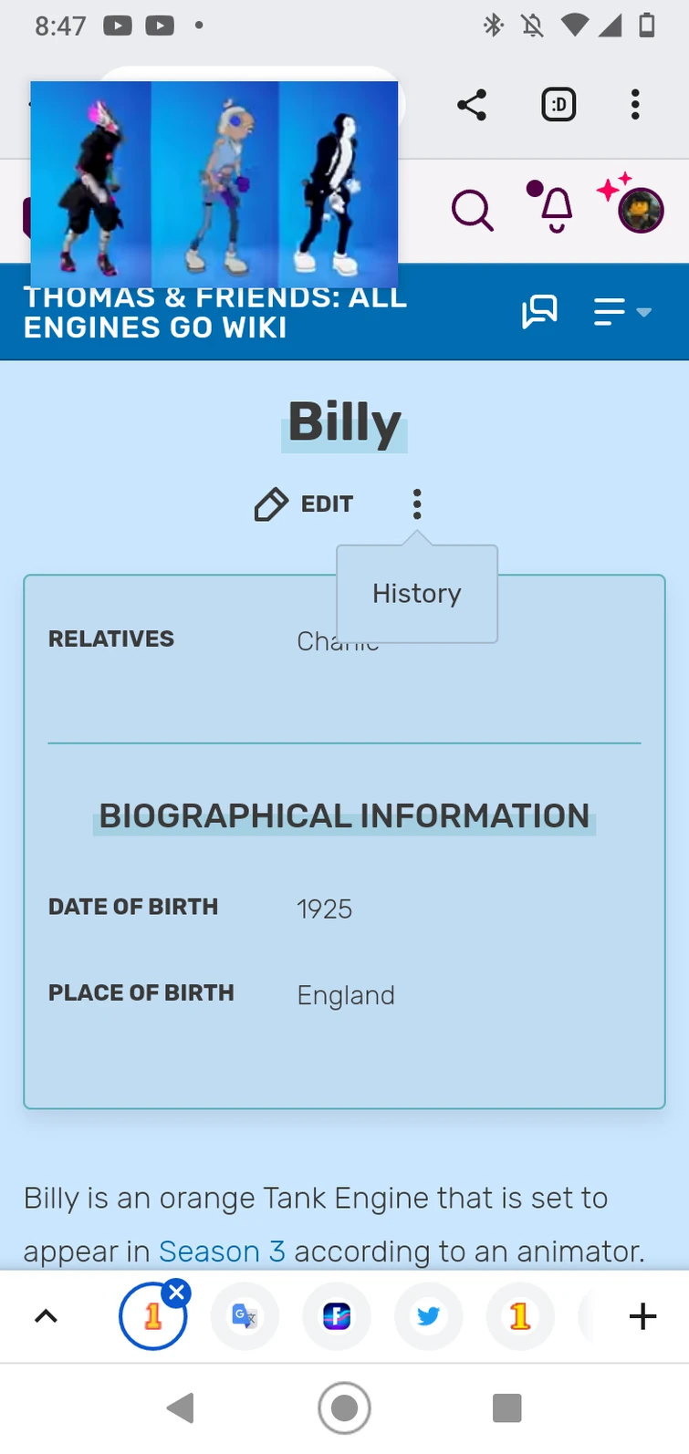 WHO ADD BILLY | Fandom
