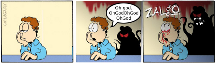 zalgo is overtaking garf just look | Fandom