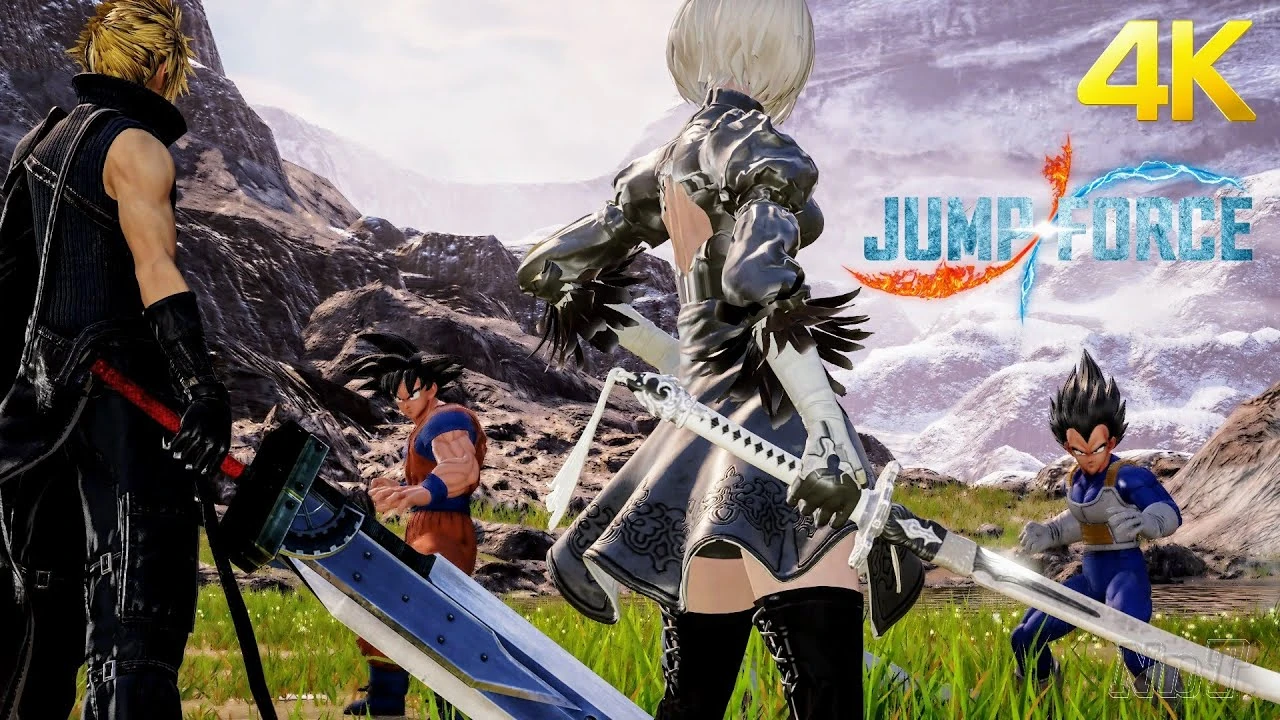 2B & Cloud vs Goku Team - JUMP FORCE HDR Edition | Fandom