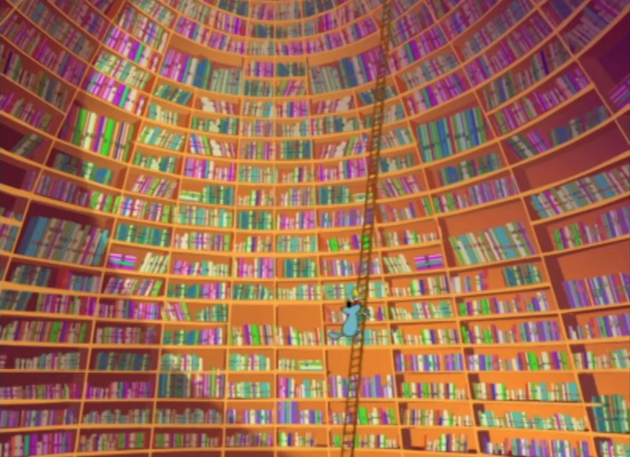 Oggy in Level 906 Library (Realss)(He tryna get dirt signed by Blanche ...