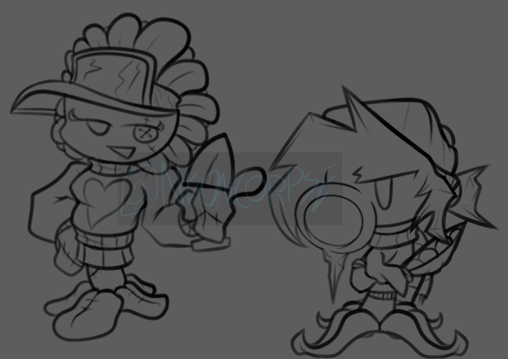 Bloom 'n Doom Mix Encore BF and GF redesigns | Fandom