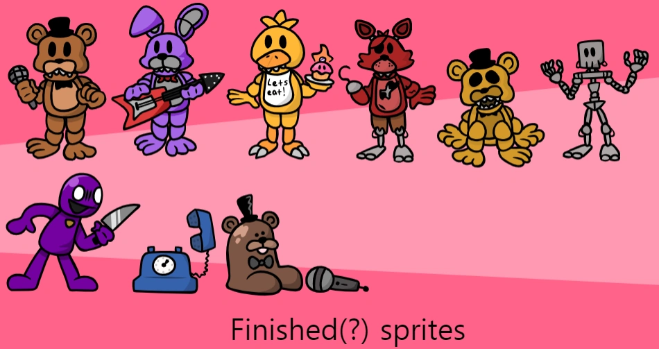 here's all the finished and unfinished sprites I've made so far! | Fandom