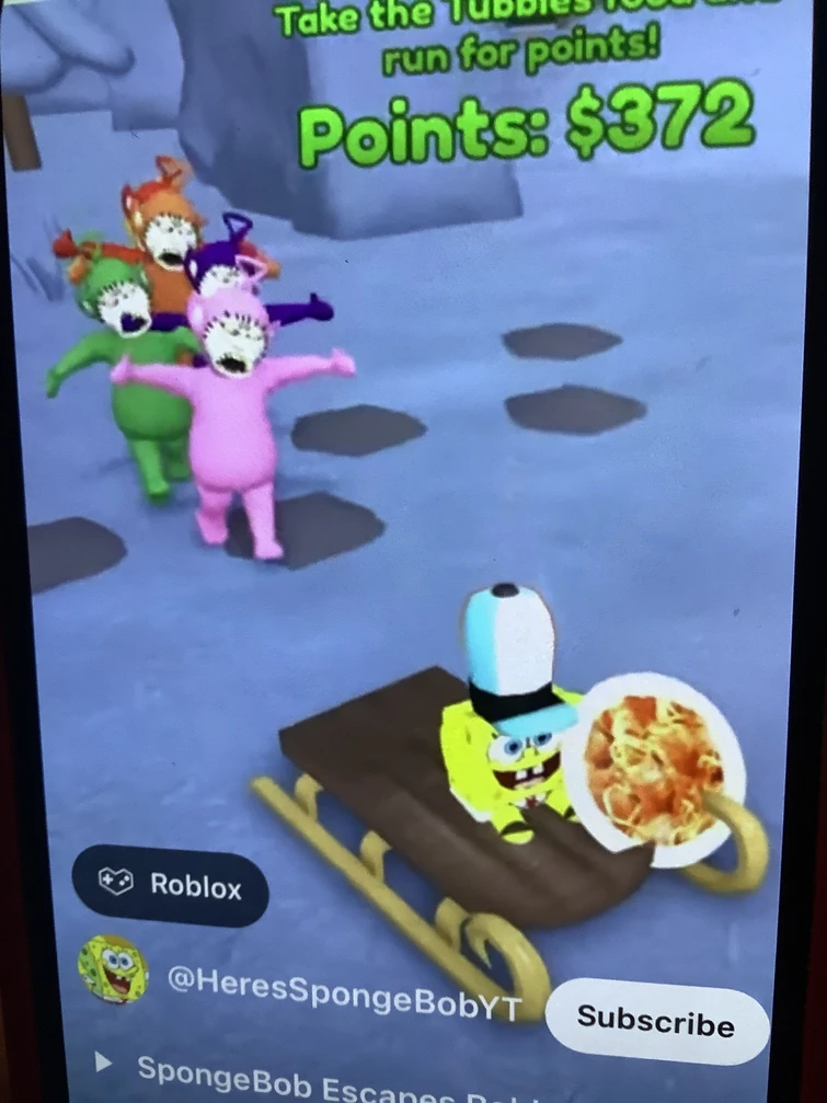 SpongeBob gets chased by teletubbies | Fandom