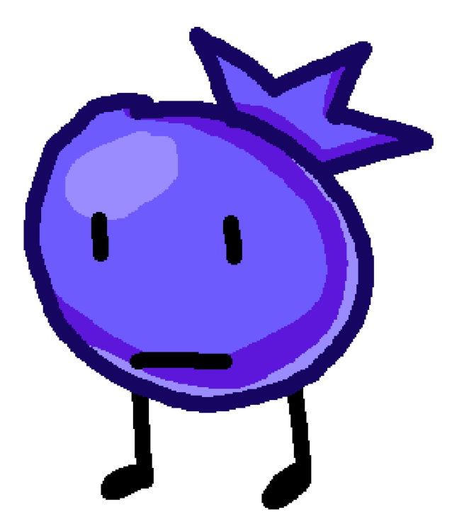 drawing of blueberry from object cringe because i love him | Fandom
