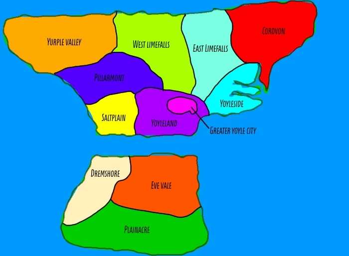 The twelve prefectures of Goiky | Fandom