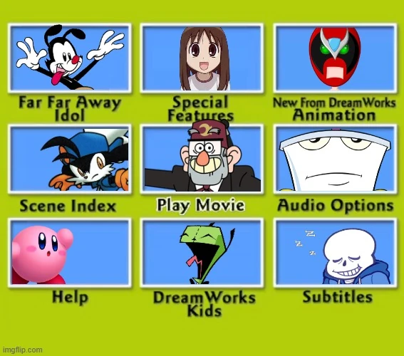 Sooooo... y'all remember when DVD menus had actual care put into 'em? I ...