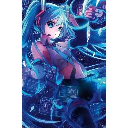 I used to have this exact miku poster and it wouldn't stop making sound ...