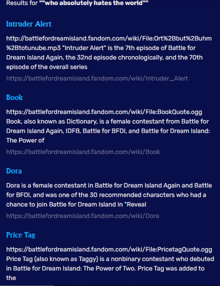 surprised you know who didnt show up in the first 3 character results ...