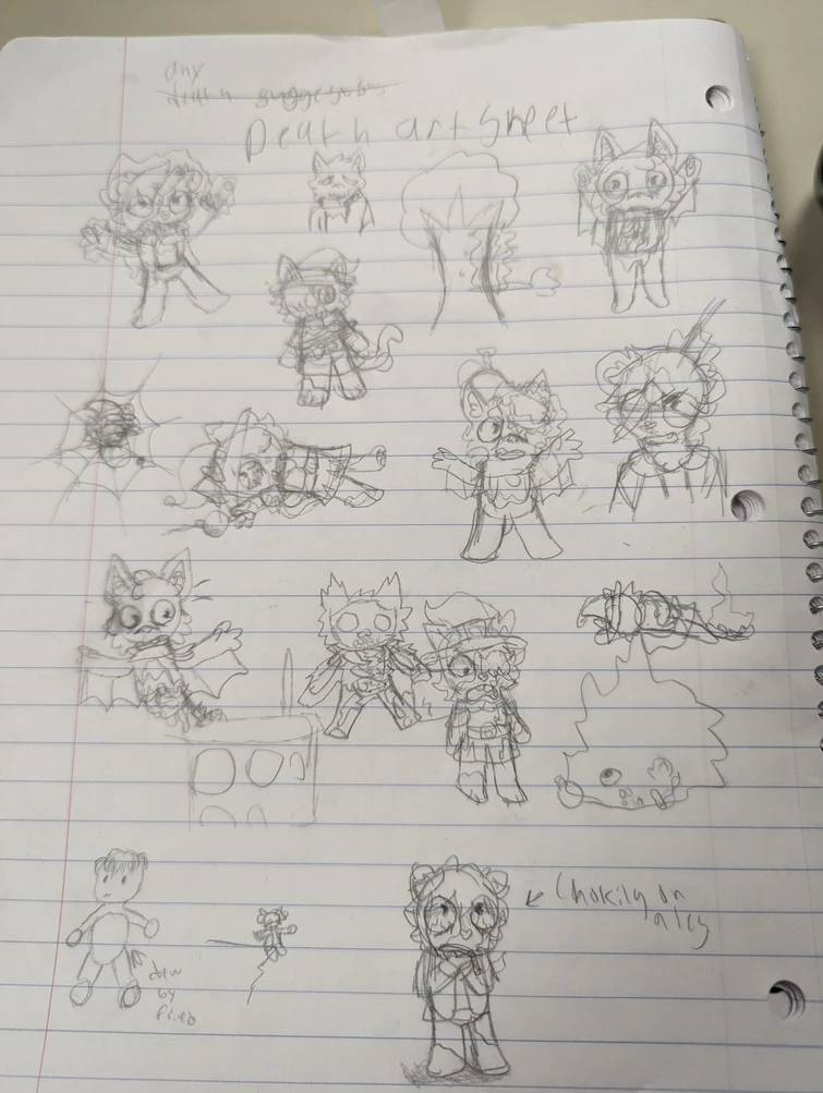 death sheet of my htf ocs | Fandom