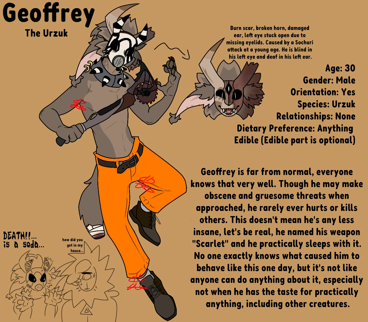 Extra info about Geoffrey!!! | Fandom