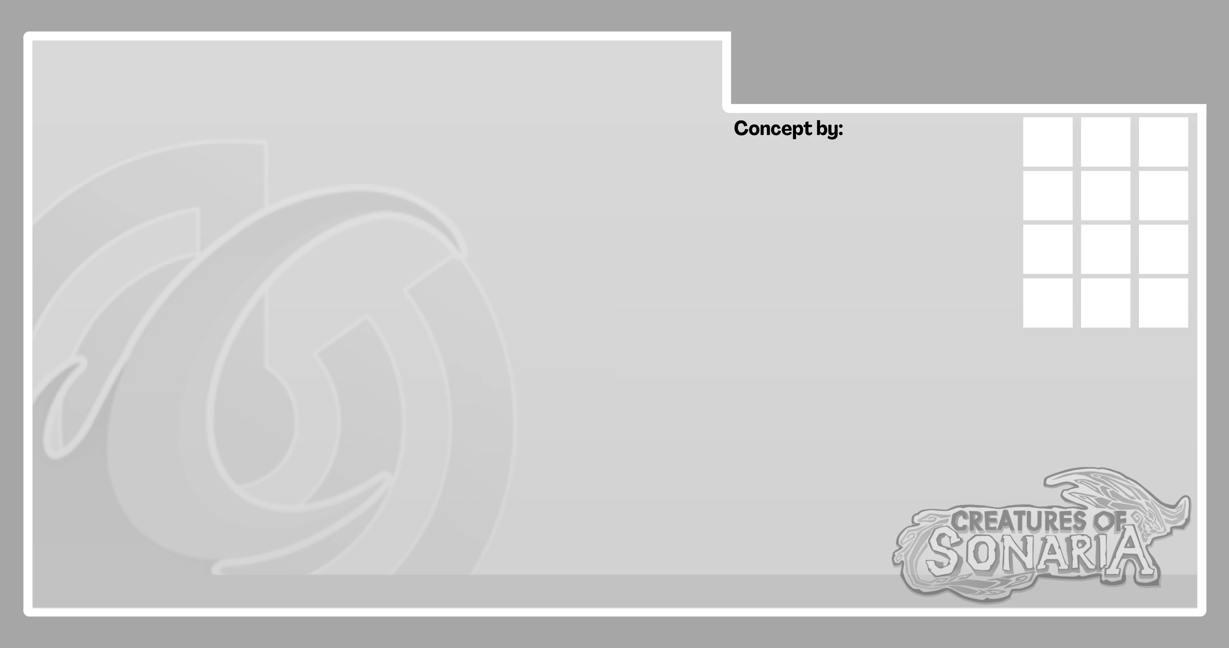 Creature concept templates + new designs (more coming soon..) | Fandom