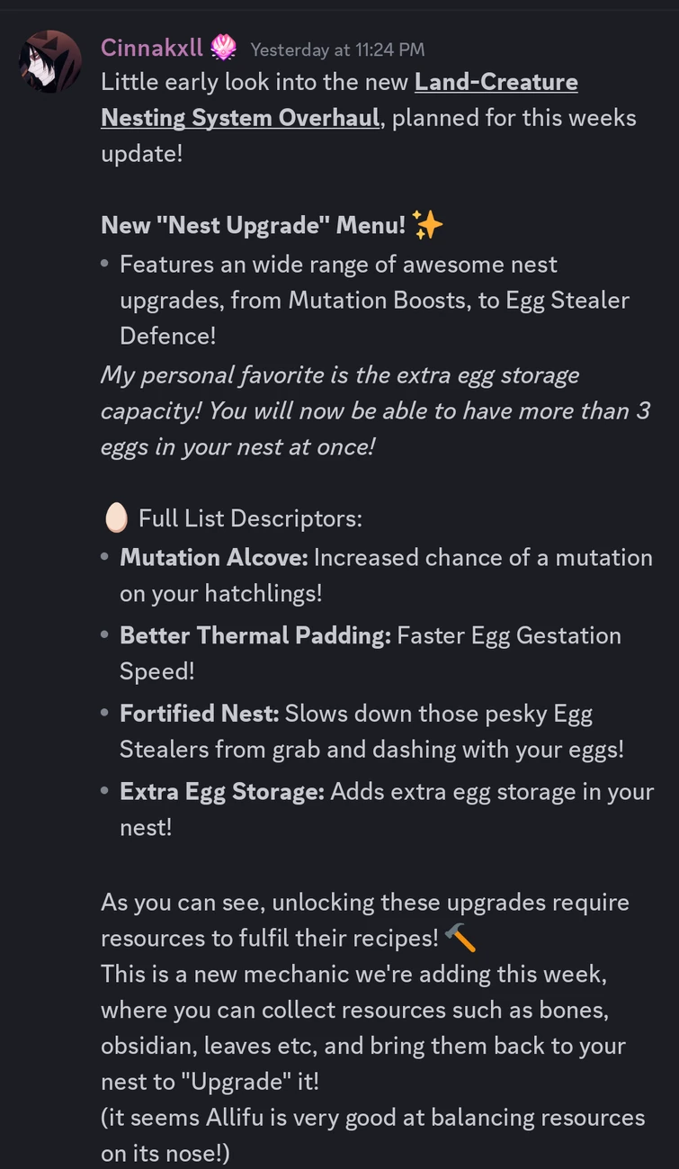 Info about the nest system | Fandom