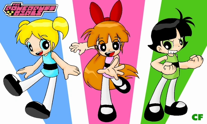The Powerpuff Girls but in human form. | Fandom