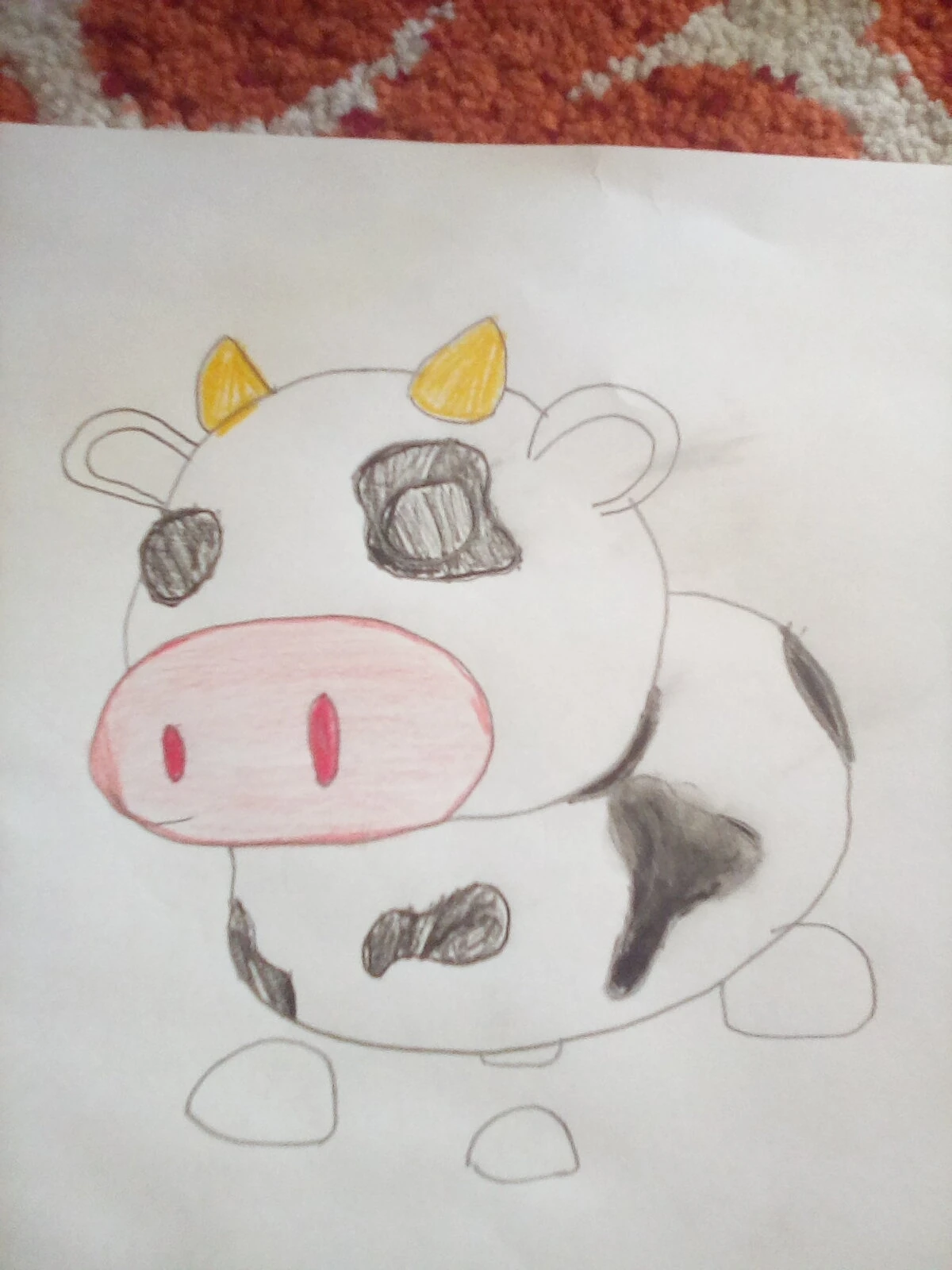 This is my drawing of a cow | Fandom
