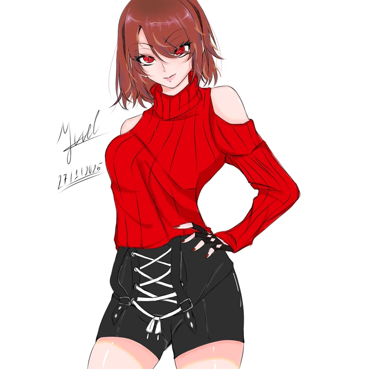 Done! Fellshift!Chara - art by me | Fandom