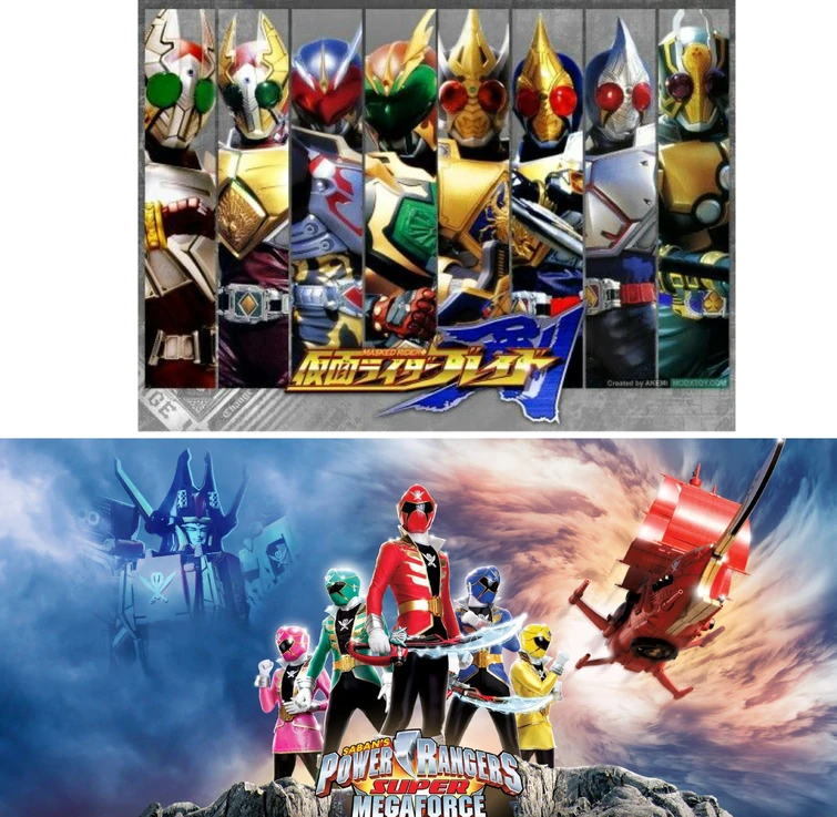 Kamen Rider Blade and Power Rangers Megaforce Crossover | Fandom