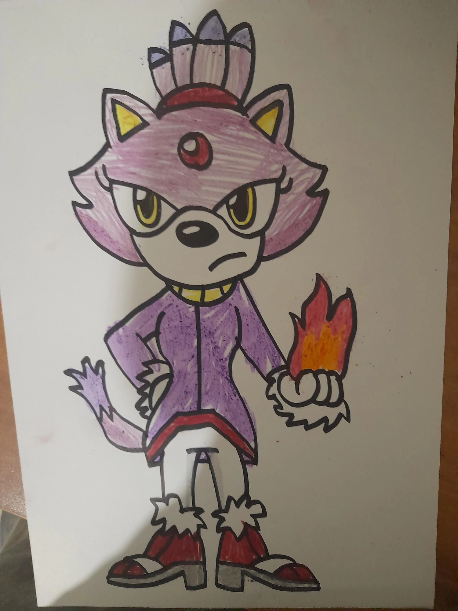 My drawing of Blaze | Fandom