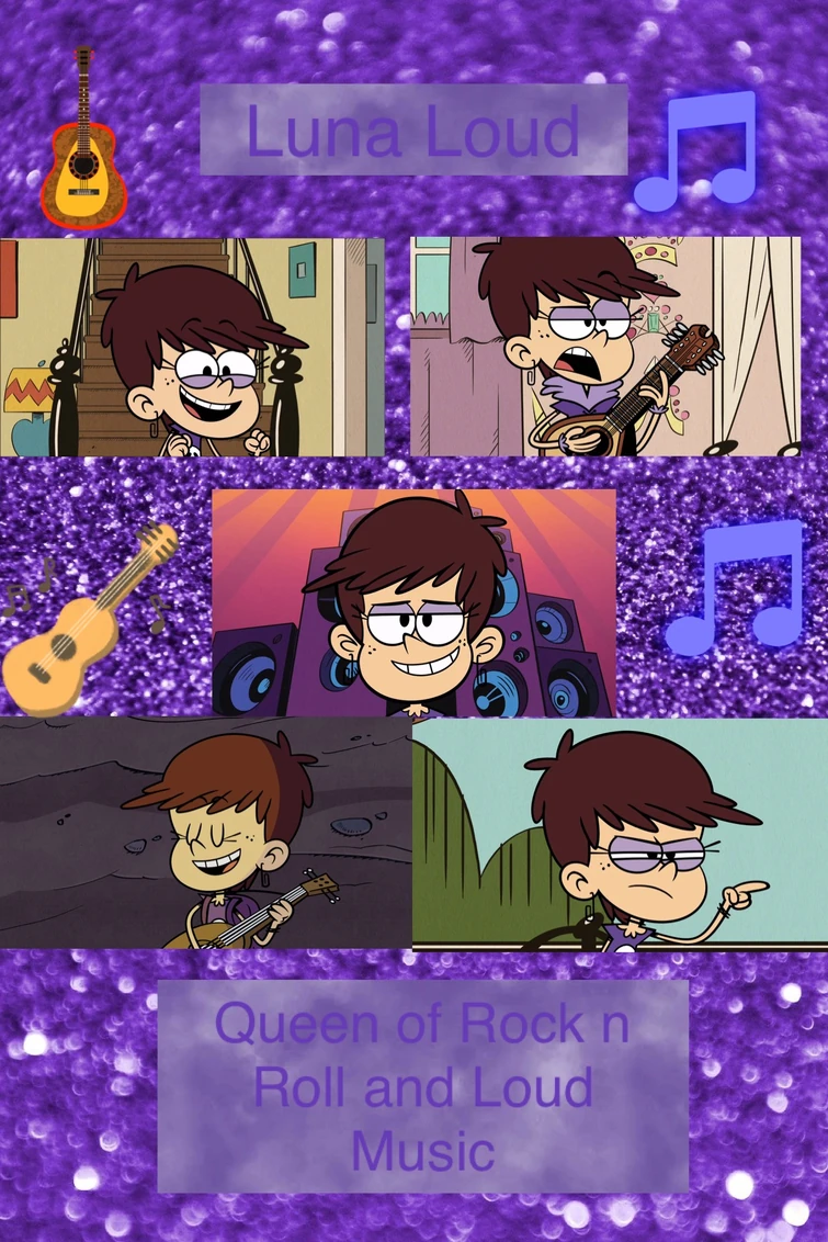 Luna Loud poster and collage💜💜💜💜💜💜💜 | Fandom