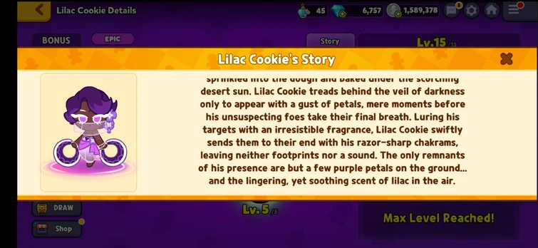 TBH it was missed oppotunity for Lilac to become an ambush cookie | Fandom