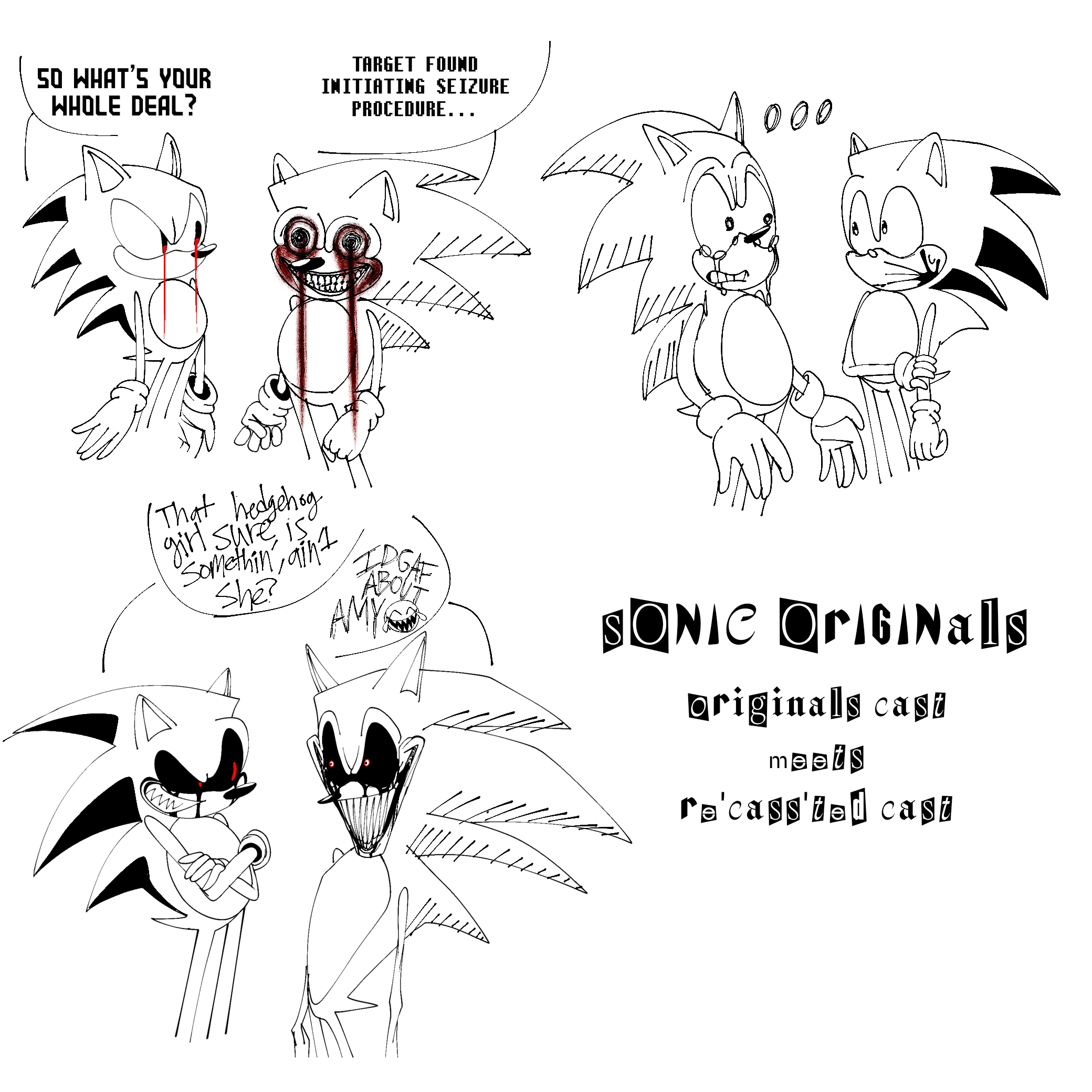 Sonic Originals cast meets the Re'cass'ted cast | Fandom