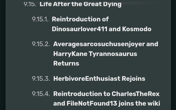 Me realizing i'm mentioned in the wiki timeline page: | Fandom