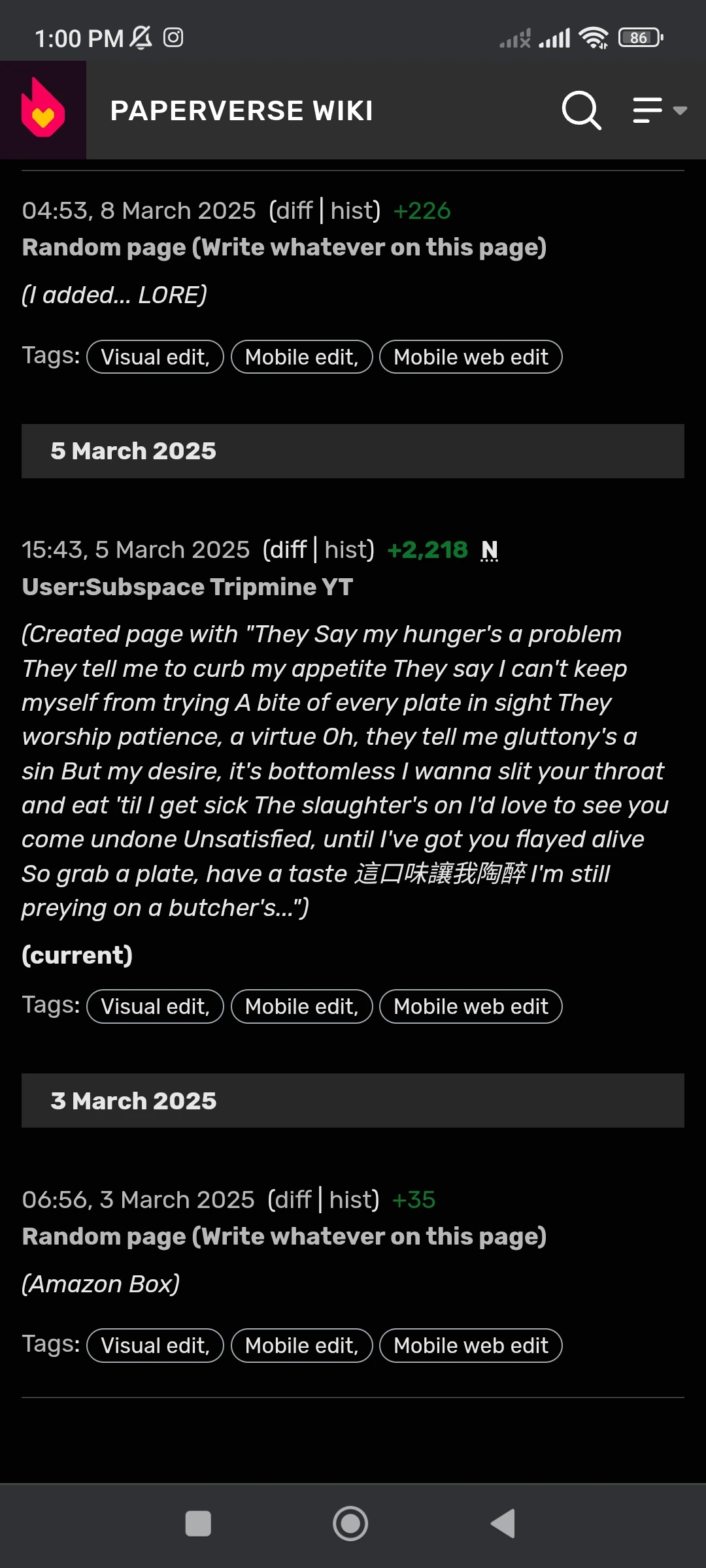 My Most Insane Edit | Fandom