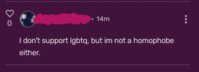 isn't this literally the meaning of being homophobic | Fandom