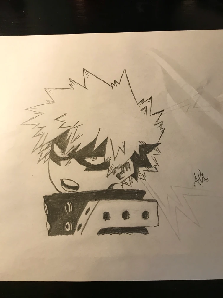 My sketch of Katsuki | Fandom